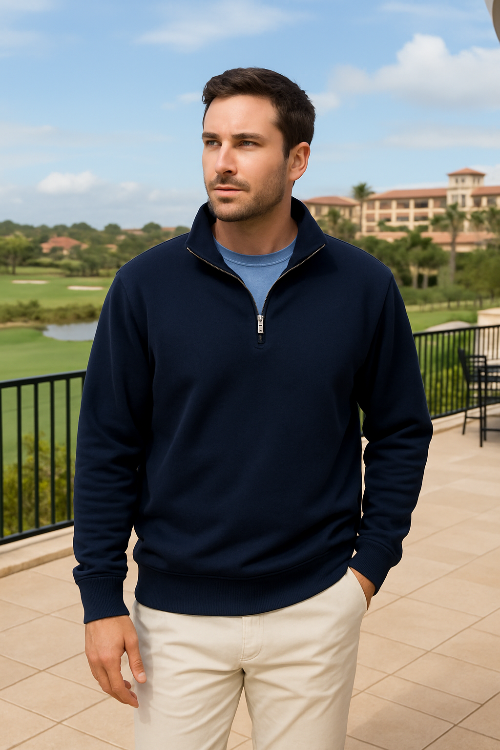 The Terrace 1/4 Zip – Laid Back Links